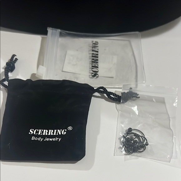 Jewelry | Scerring Black Body Jewelry Set | Poshmark